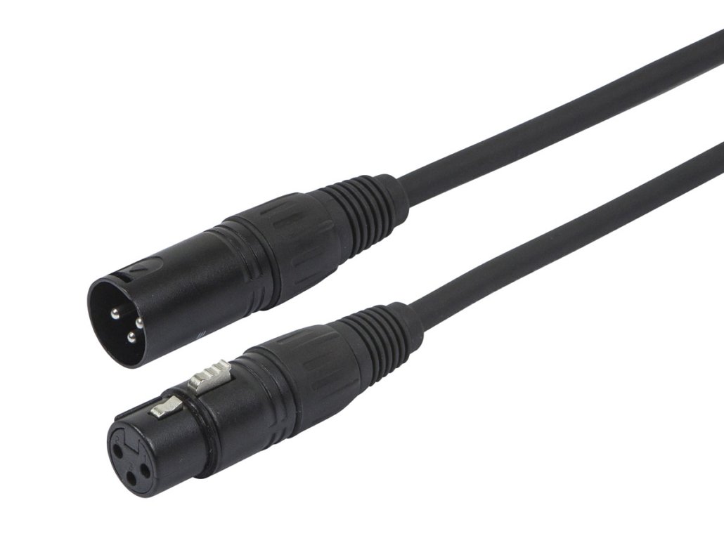 DMX Cable - 3-Pin - 100' Rental | RTHAV